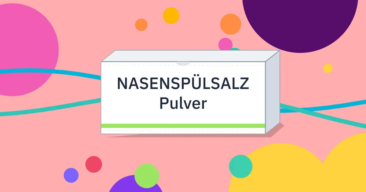 Symbolbild: Packung mit der Aufschrift NASENSPÜLSALZ Pulver (PZN 16683923) – Verfügbarkeit und Bezug in Apotheken in Frankfurt am Main