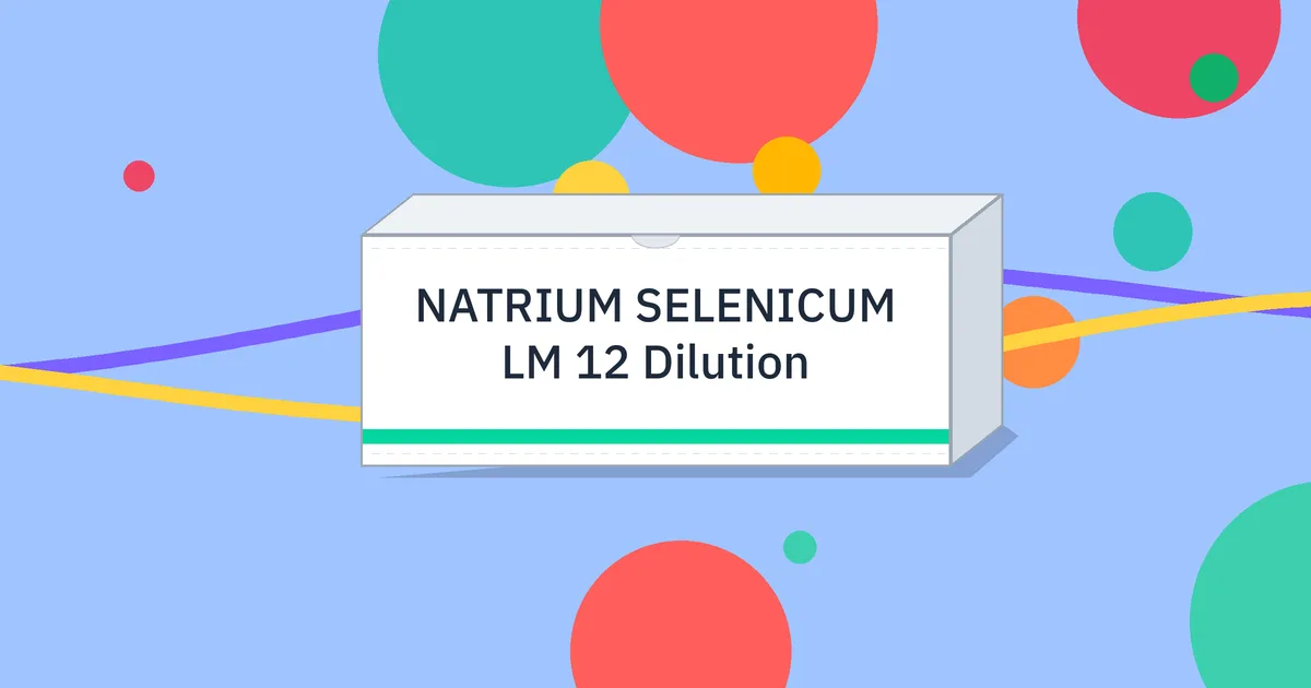 Symbolbild: Packung mit der Aufschrift NATRIUM SELENICUM LM 12 Dilution (PZN 13616777) – Verfügbarkeit und Bezug in Apotheken in Frankfurt am Main