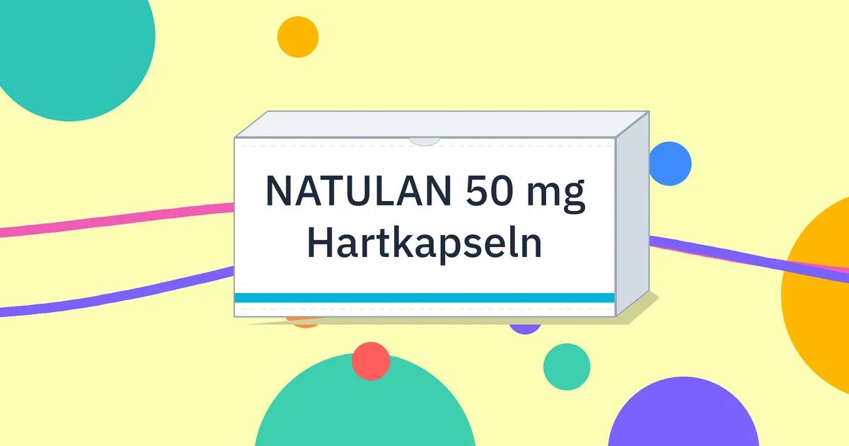 Symbolbild: Packung mit der Aufschrift NATULAN 50 mg Hartkapseln (PZN 17928456) – Verfügbarkeit und Bezug in Apotheken in Frankfurt am Main