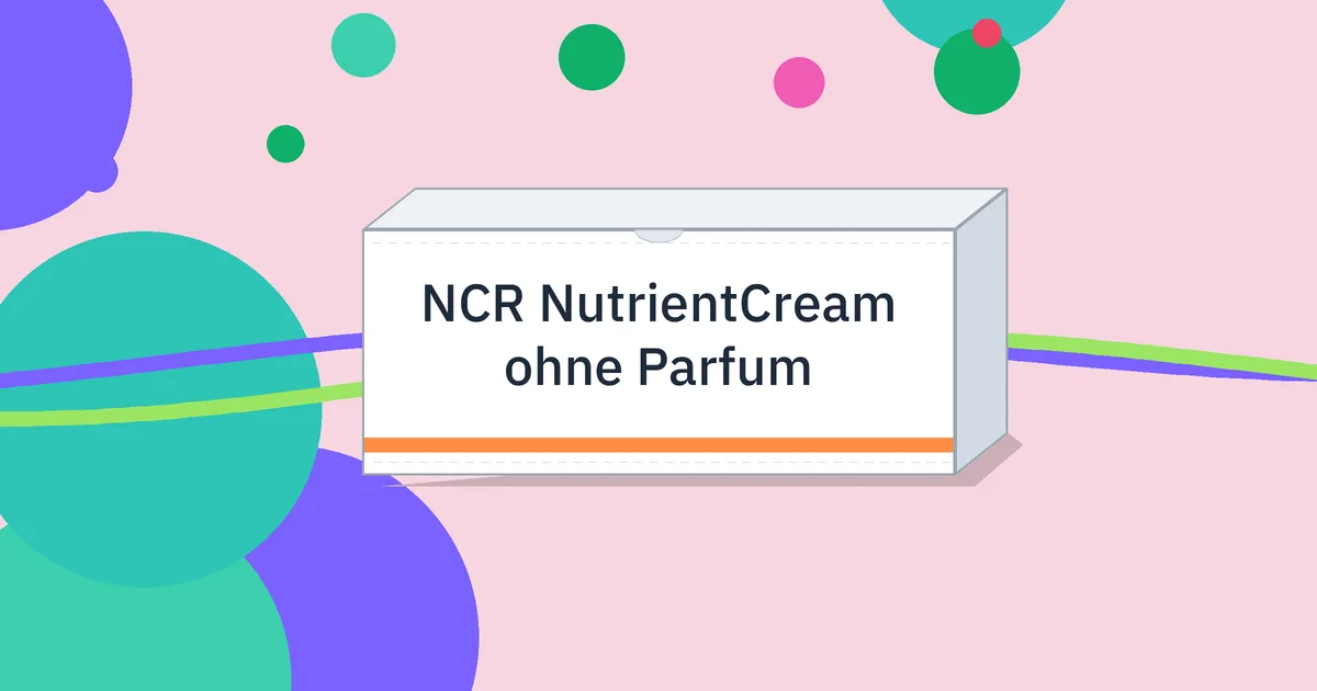 Symbolbild: Packung mit der Aufschrift NCR NutrientCream ohne Parfum (PZN 17308400) – Verfügbarkeit und Bezug in Apotheken in Frankfurt am Main