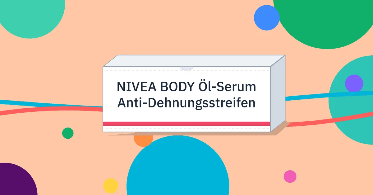 Symbolbild: Packung mit der Aufschrift NIVEA BODY Öl-Serum Anti-Dehnungsstreifen (PZN 19501638) – Verfügbarkeit und Bezug in Apotheken in Frankfurt am Main
