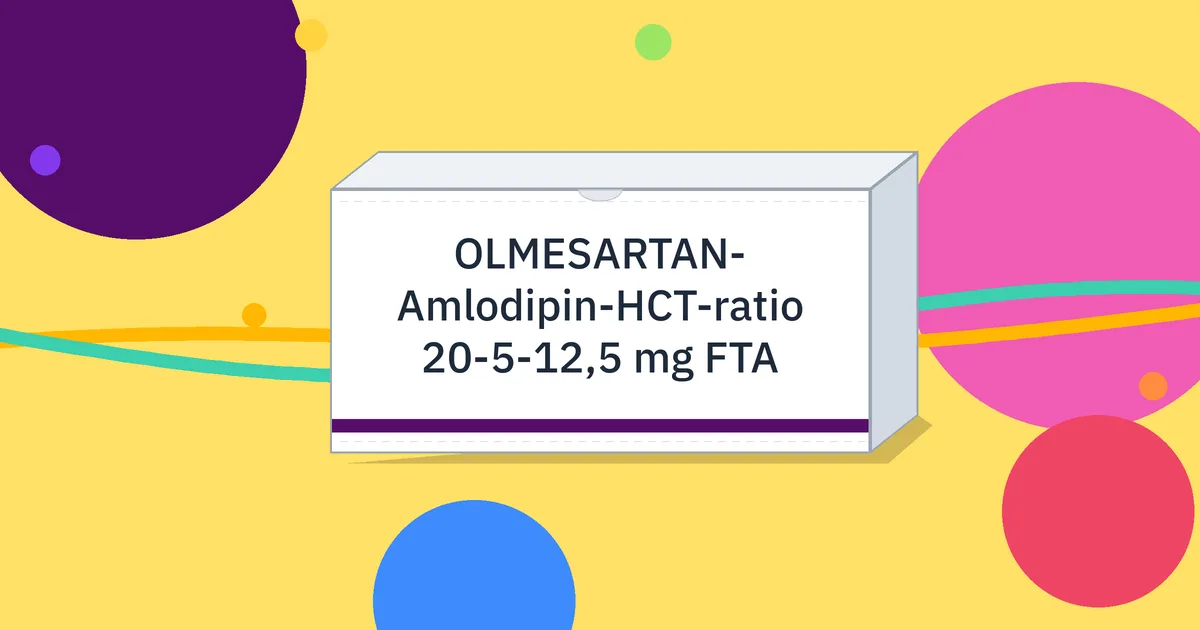 Symbolbild: Packung mit der Aufschrift OLMESARTAN-Amlodipin-HCT-ratio 20-5-12,5 mg FTA (PZN 16634072) – Verfügbarkeit und Bezug in Apotheken in Frankfurt am Main