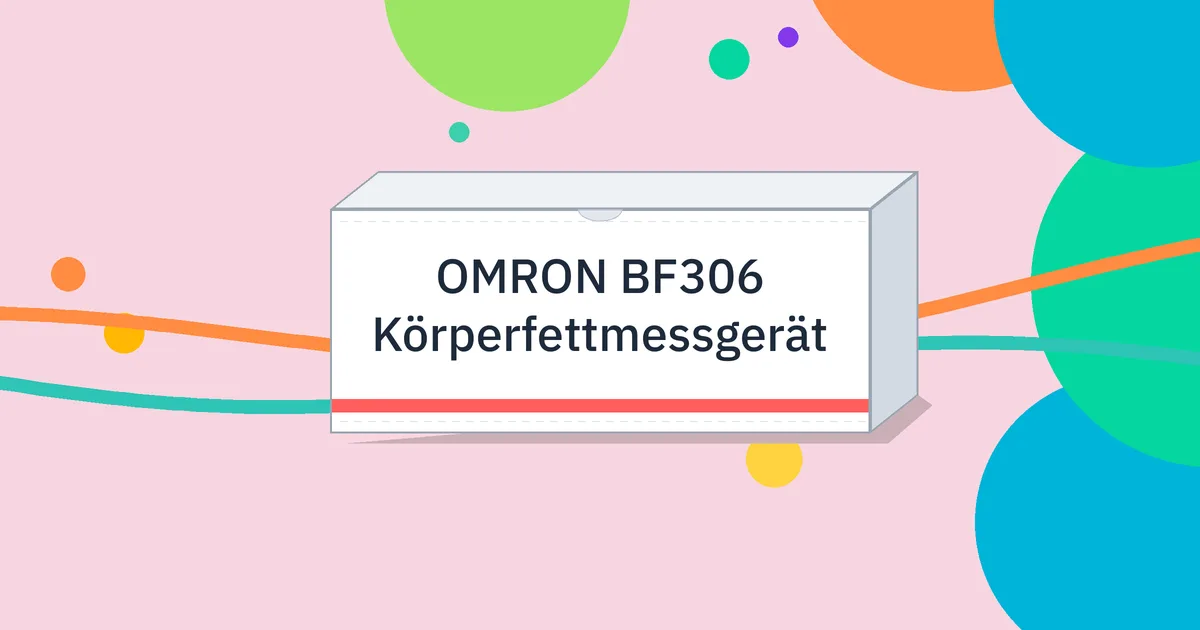 Symbolbild: Packung mit der Aufschrift OMRON BF306 Körperfettmessgerät (PZN 02585192) – Verfügbarkeit und Bezug in Apotheken in Frankfurt am Main