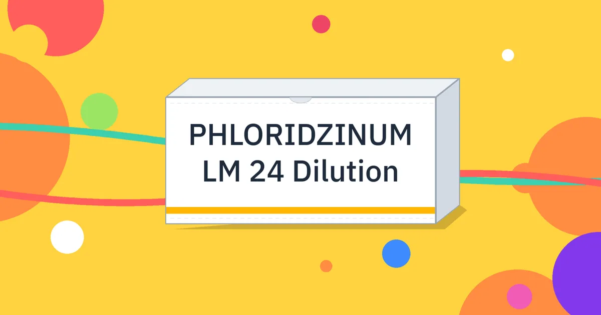 Symbolbild: Packung mit der Aufschrift PHLORIDZINUM LM 24 Dilution (PZN 13639382) – Verfügbarkeit und Bezug in Apotheken in Frankfurt am Main