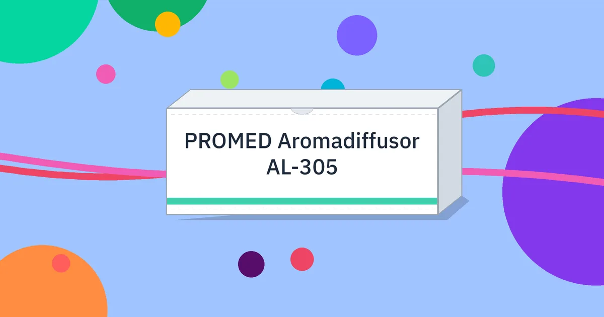 Symbolbild: Packung mit der Aufschrift PROMED Aromadiffusor AL-305 (PZN 13164714) – Verfügbarkeit und Bezug in Apotheken in Frankfurt am Main