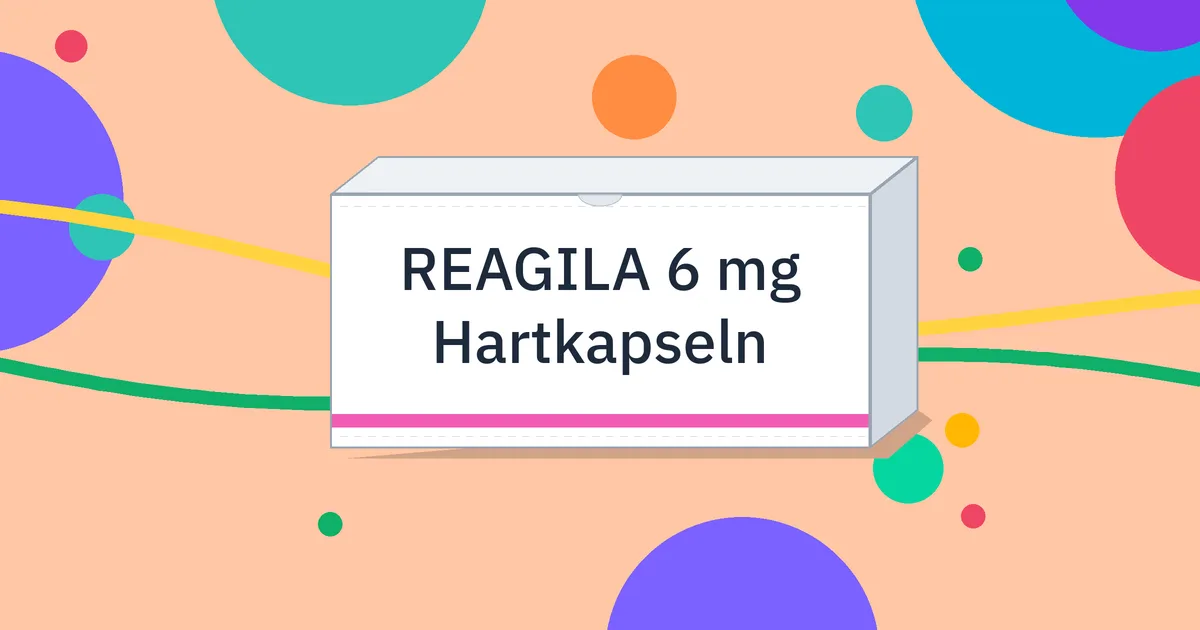 Symbolbild: Packung mit der Aufschrift REAGILA 6 mg Hartkapseln (PZN 16824163) – Verfügbarkeit und Bezug in Apotheken in Frankfurt am Main