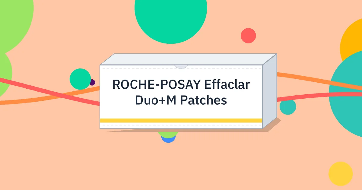 Symbolbild: Packung mit der Aufschrift ROCHE-POSAY Effaclar Duo+M Patches (PZN 19714245) – Verfügbarkeit und Bezug in Apotheken in Frankfurt am Main