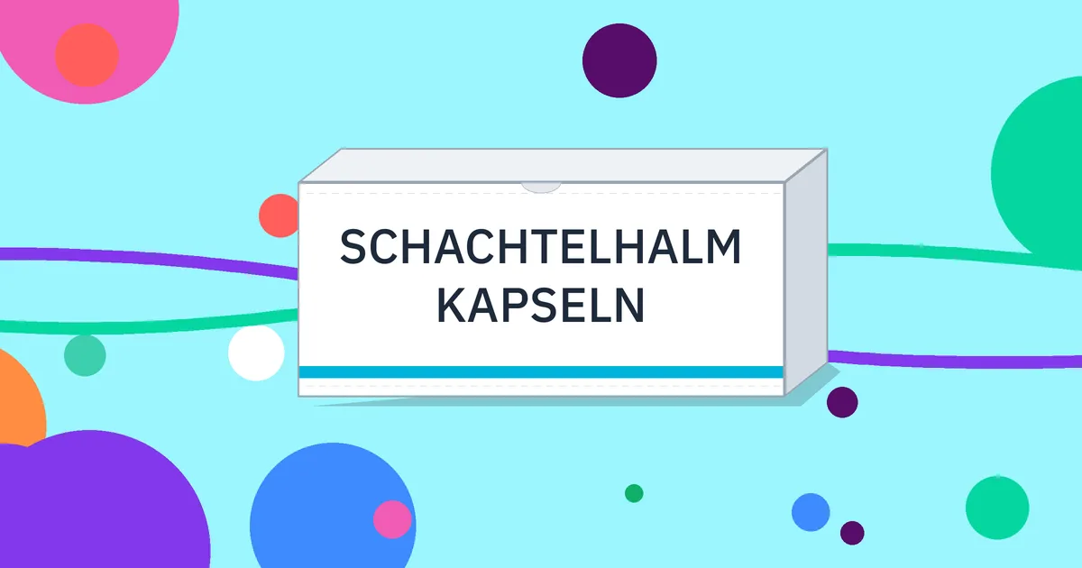 Symbolbild: Packung mit der Aufschrift SCHACHTELHALM KAPSELN (PZN 04935101) – Verfügbarkeit und Bezug in Apotheken in Frankfurt am Main