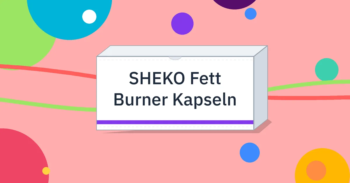 Symbolbild: Packung mit der Aufschrift SHEKO Fett Burner Kapseln (PZN 18267689) – Verfügbarkeit und Bezug in Apotheken in Frankfurt am Main