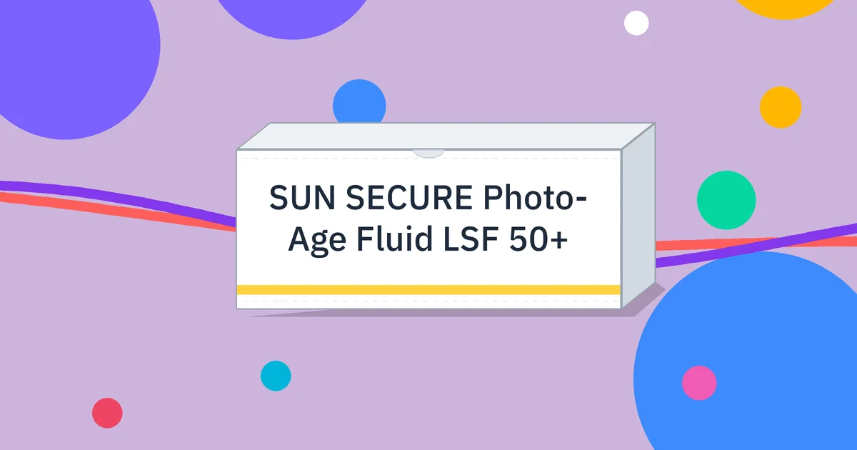 Symbolbild: Packung mit der Aufschrift SUN SECURE Photo-Age Fluid LSF 50+ (PZN 20788243) – Verfügbarkeit und Bezug in Apotheken in Frankfurt am Main