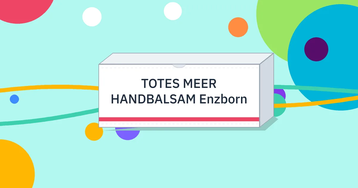 Symbolbild: Packung mit der Aufschrift TOTES MEER HANDBALSAM Enzborn (PZN 14370166) – Verfügbarkeit und Bezug in Apotheken in Frankfurt am Main