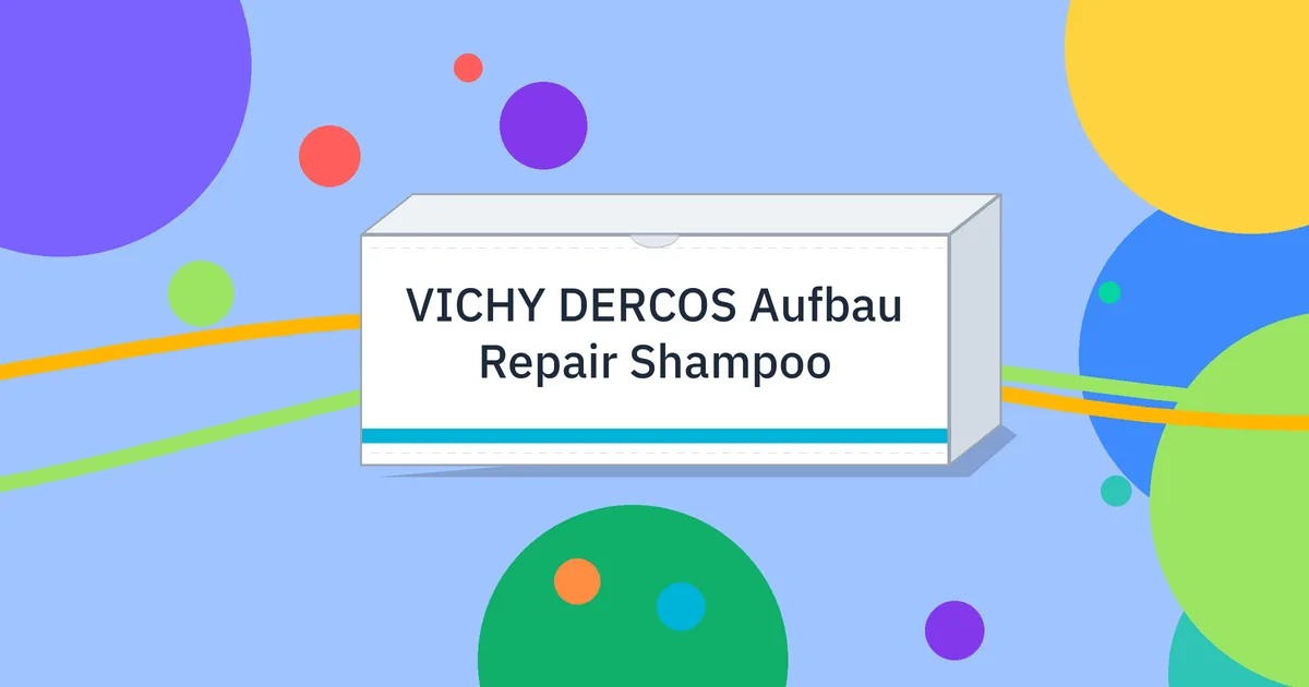 Symbolbild: Packung mit der Aufschrift VICHY DERCOS Aufbau Repair Shampoo (PZN 09741519) – Verfügbarkeit und Bezug in Apotheken in Frankfurt am Main