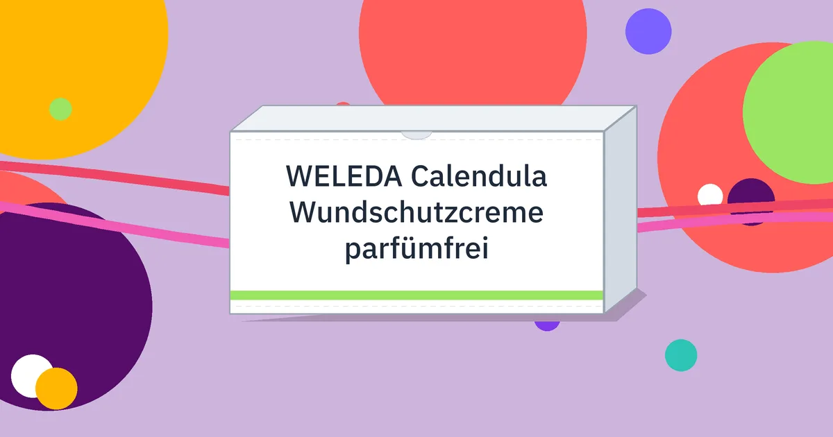 Symbolbild: Packung mit der Aufschrift WELEDA Calendula Wundschutzcreme parfümfrei (PZN 19367677) – Verfügbarkeit und Bezug in Apotheken in Frankfurt am Main