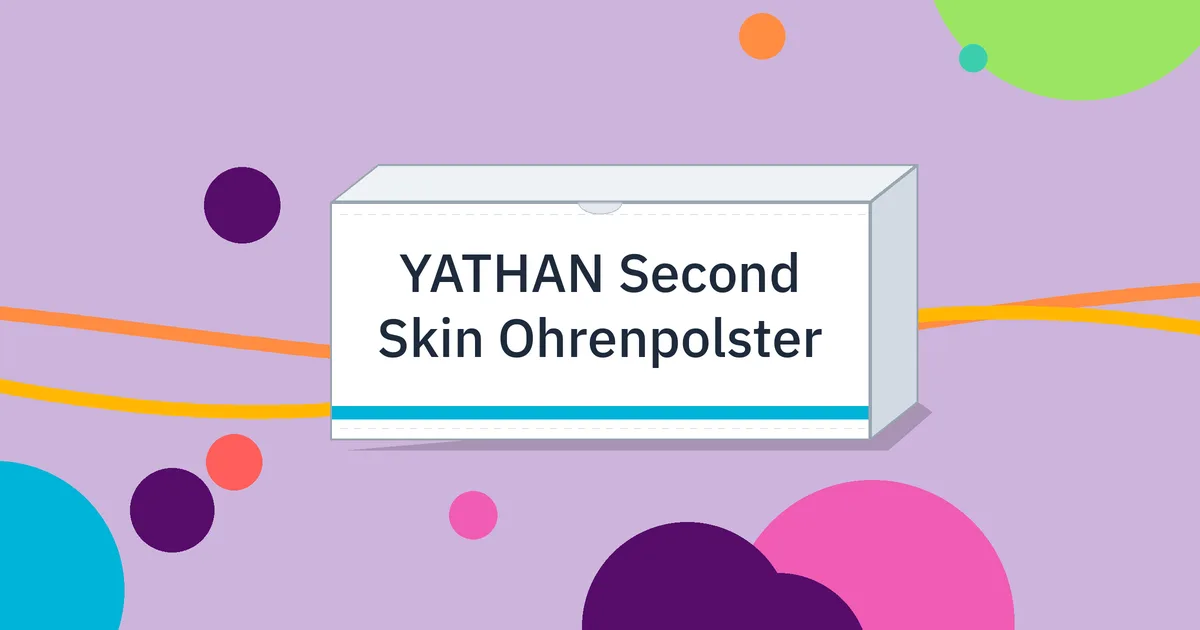 Symbolbild: Packung mit der Aufschrift YATHAN Second Skin Ohrenpolster (PZN 19294406) – Verfügbarkeit und Bezug in Apotheken in Frankfurt am Main