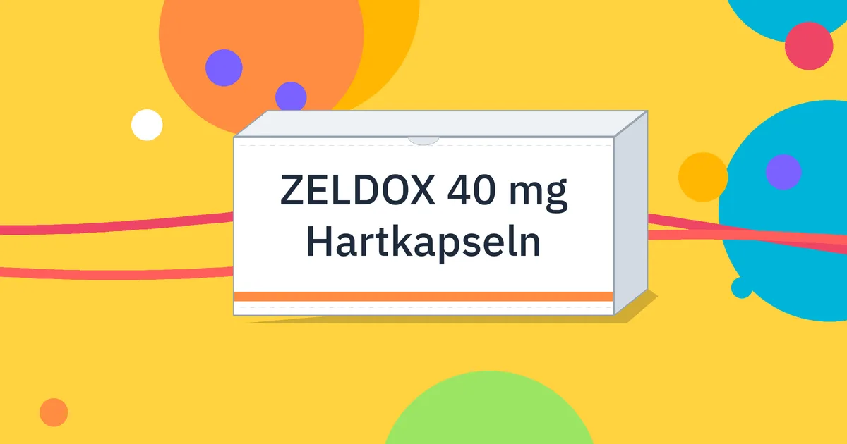 Symbolbild: Packung mit der Aufschrift ZELDOX 40 mg Hartkapseln (PZN 05396385) – Verfügbarkeit und Bezug in Apotheken in Frankfurt am Main