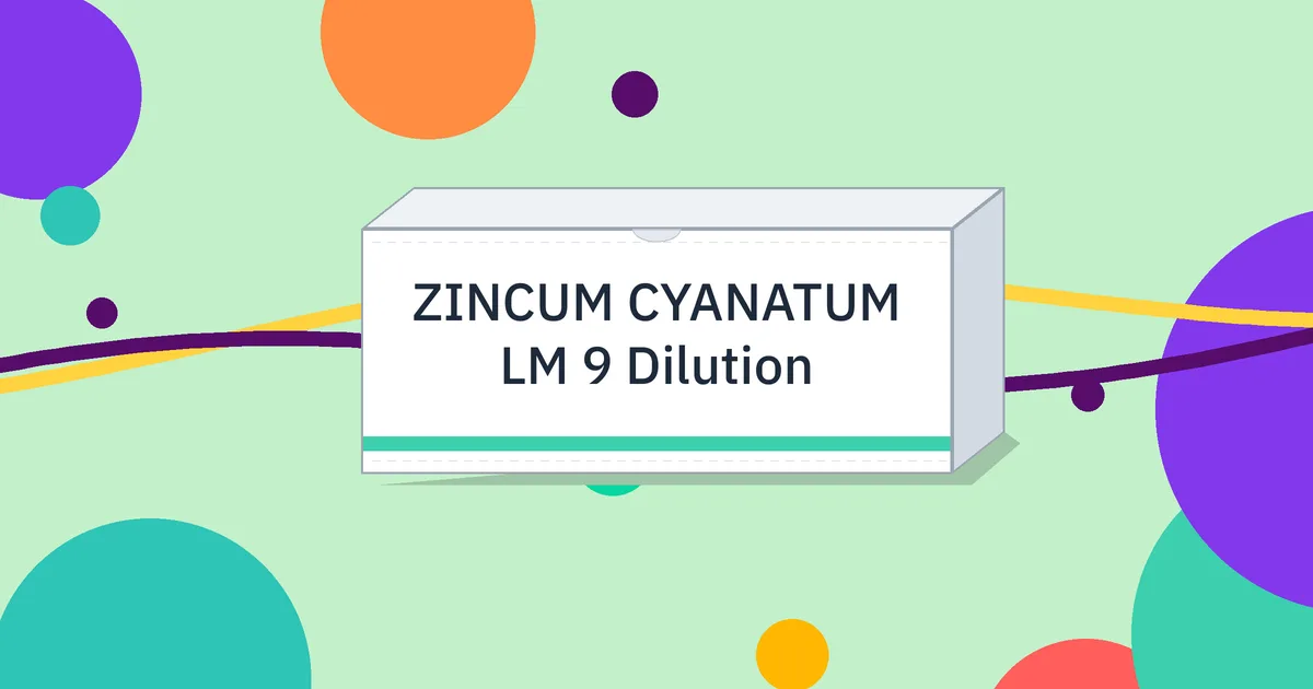 Symbolbild: Packung mit der Aufschrift ZINCUM CYANATUM LM 9 Dilution (PZN 13292234) – Verfügbarkeit und Bezug in Apotheken in Frankfurt am Main