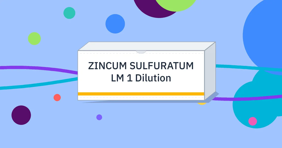 Symbolbild: Packung mit der Aufschrift ZINCUM SULFURATUM LM 1 Dilution (PZN 13298923) – Verfügbarkeit und Bezug in Apotheken in Frankfurt am Main