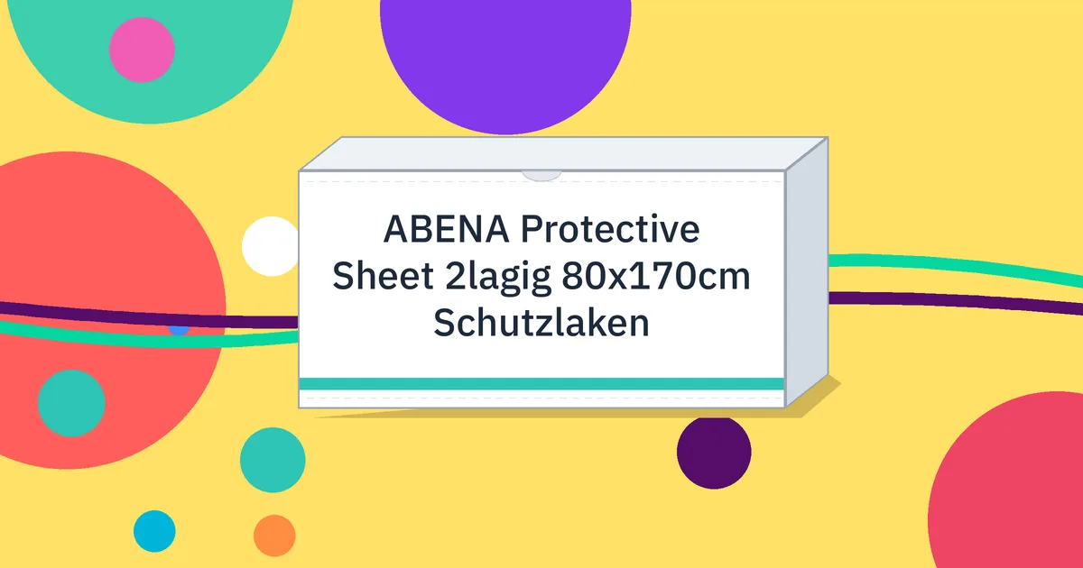 Symbolbild: Packung mit der Aufschrift ABENA Protective Sheet 2lagig 80x170cm Schutzlaken (PZN 18746160) – Verfügbarkeit und Bezug in Apotheken in Frankfurt am Main
