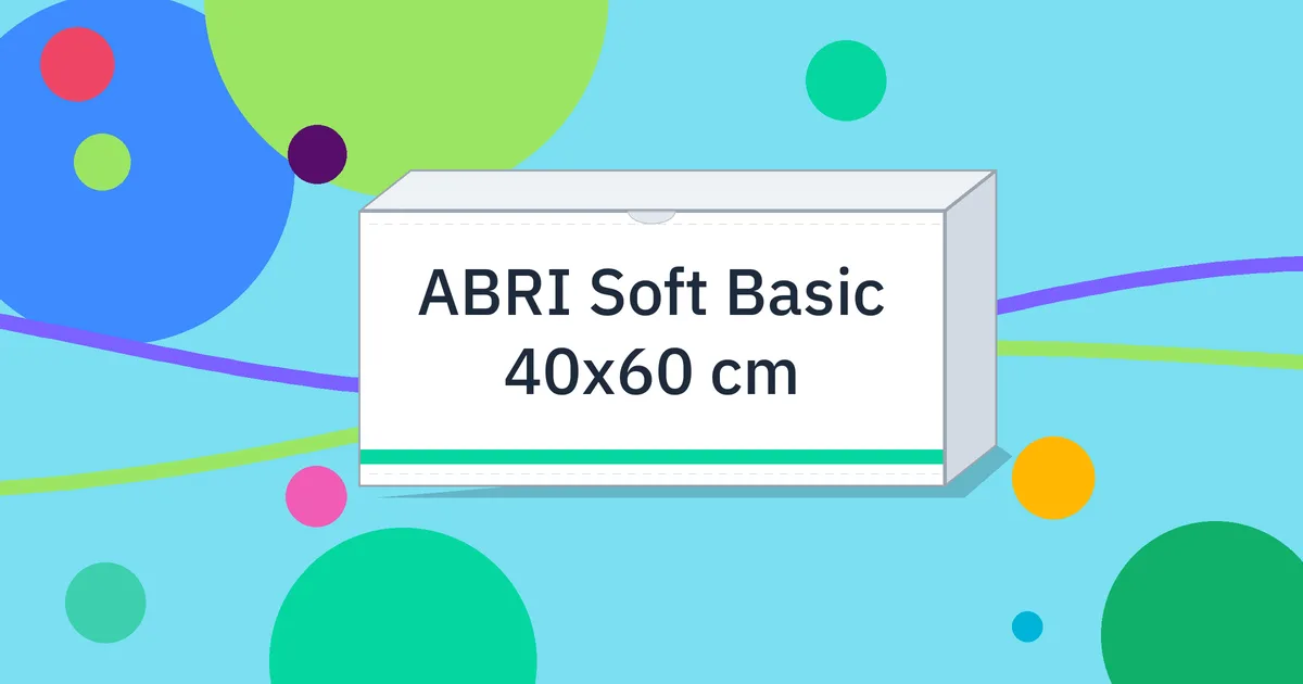 Symbolbild: Packung mit der Aufschrift ABRI Soft Basic 40x60 cm (PZN 01943034) – Verfügbarkeit und Bezug in Apotheken in Frankfurt am Main