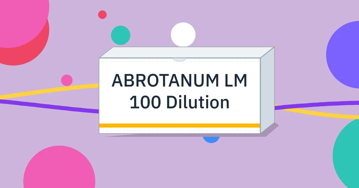 Symbolbild: Packung mit der Aufschrift ABROTANUM LM 100 Dilution (PZN 12750918) – Verfügbarkeit und Bezug in Apotheken in Frankfurt am Main