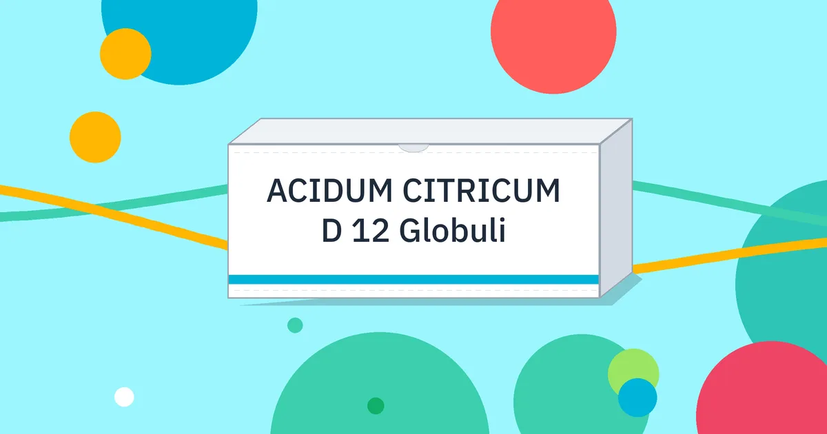 Symbolbild: Packung mit der Aufschrift ACIDUM CITRICUM D 12 Globuli (PZN 16694950) – Verfügbarkeit und Bezug in Apotheken in Frankfurt am Main