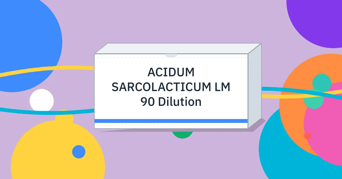 Symbolbild: Packung mit der Aufschrift ACIDUM SARCOLACTICUM LM 90 Dilution (PZN 13283488) – Verfügbarkeit und Bezug in Apotheken in Frankfurt am Main