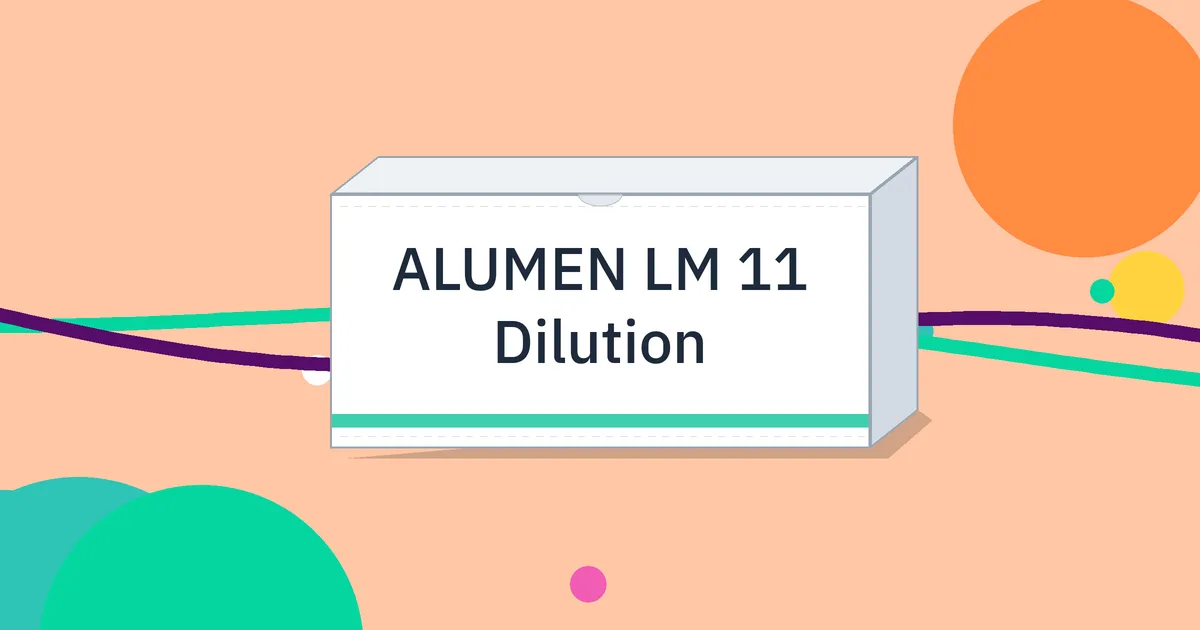 Symbolbild: Packung mit der Aufschrift ALUMEN LM 11 Dilution (PZN 12757984) – Verfügbarkeit und Bezug in Apotheken in Frankfurt am Main