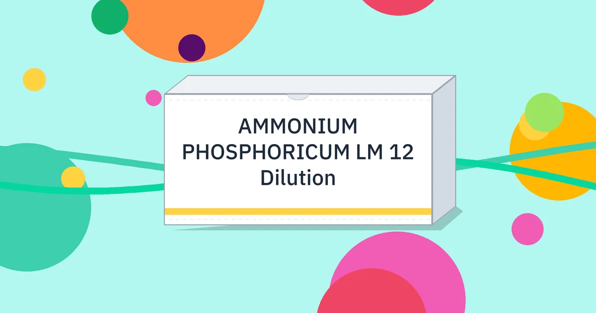 Symbolbild: Packung mit der Aufschrift AMMONIUM PHOSPHORICUM LM 12 Dilution (PZN 13322260) – Verfügbarkeit und Bezug in Apotheken in Frankfurt am Main