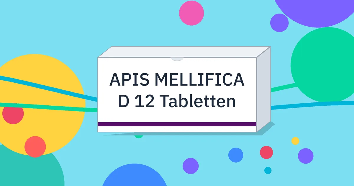 Symbolbild: Packung mit der Aufschrift APIS MELLIFICA D 12 Tabletten (PZN 02625394) – Verfügbarkeit und Bezug in Apotheken in Frankfurt am Main