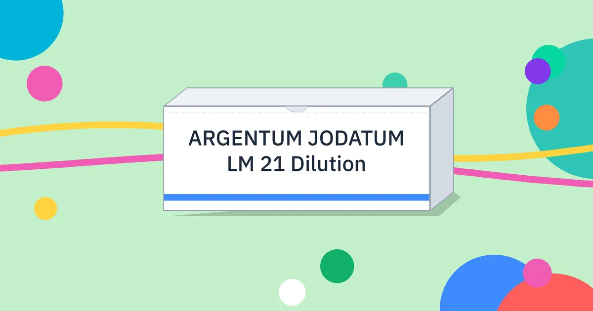Symbolbild: Packung mit der Aufschrift ARGENTUM JODATUM LM 21 Dilution (PZN 12767474) – Verfügbarkeit und Bezug in Apotheken in Frankfurt am Main