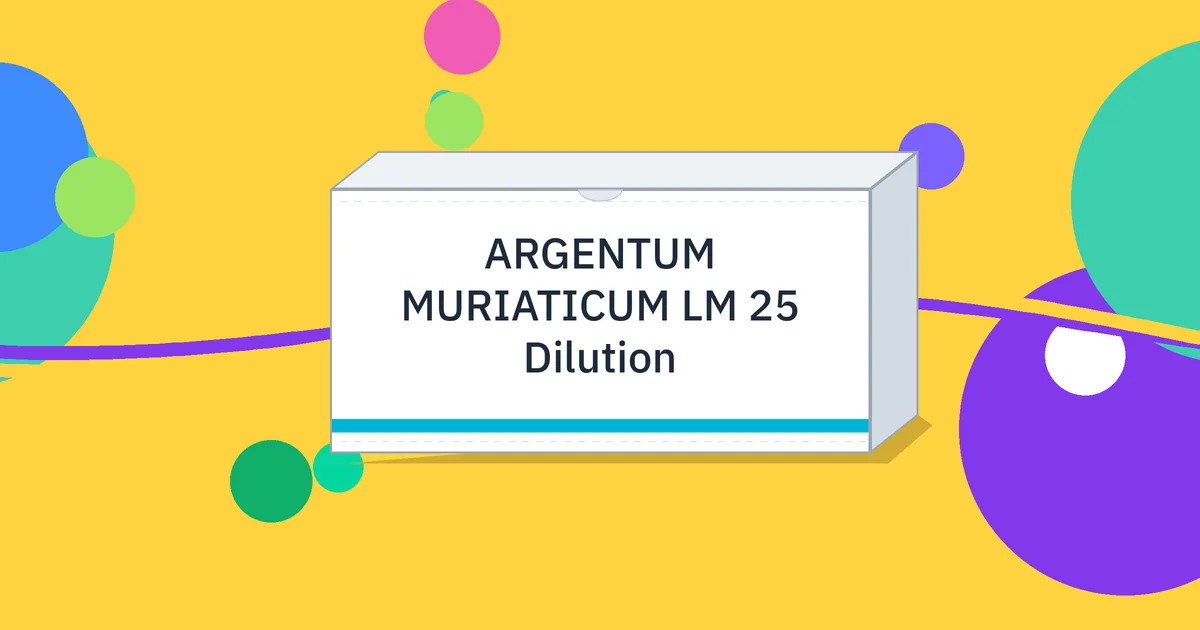 Symbolbild: Packung mit der Aufschrift ARGENTUM MURIATICUM LM 25 Dilution (PZN 12768367) – Verfügbarkeit und Bezug in Apotheken in Frankfurt am Main