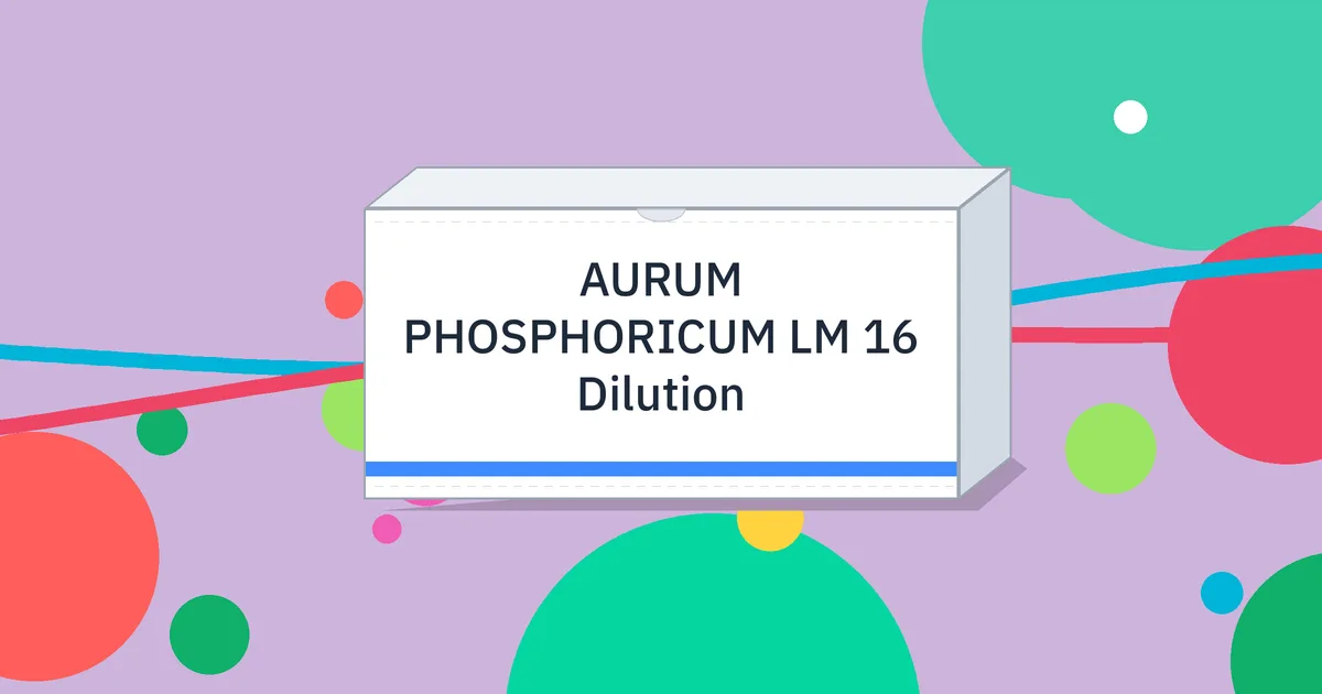 Symbolbild: Packung mit der Aufschrift AURUM PHOSPHORICUM LM 16 Dilution (PZN 13754953) – Verfügbarkeit und Bezug in Apotheken in Frankfurt am Main