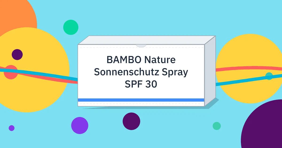Symbolbild: Packung mit der Aufschrift BAMBO Nature Sonnenschutz Spray SPF 30 (PZN 19209582) – Verfügbarkeit und Bezug in Apotheken in Frankfurt am Main