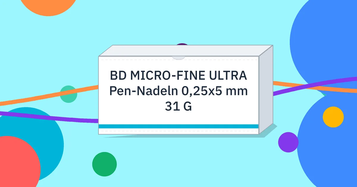 Symbolbild: Packung mit der Aufschrift BD MICRO-FINE ULTRA Pen-Nadeln 0,25x5 mm 31 G (PZN 11868807) – Verfügbarkeit und Bezug in Apotheken in Frankfurt am Main