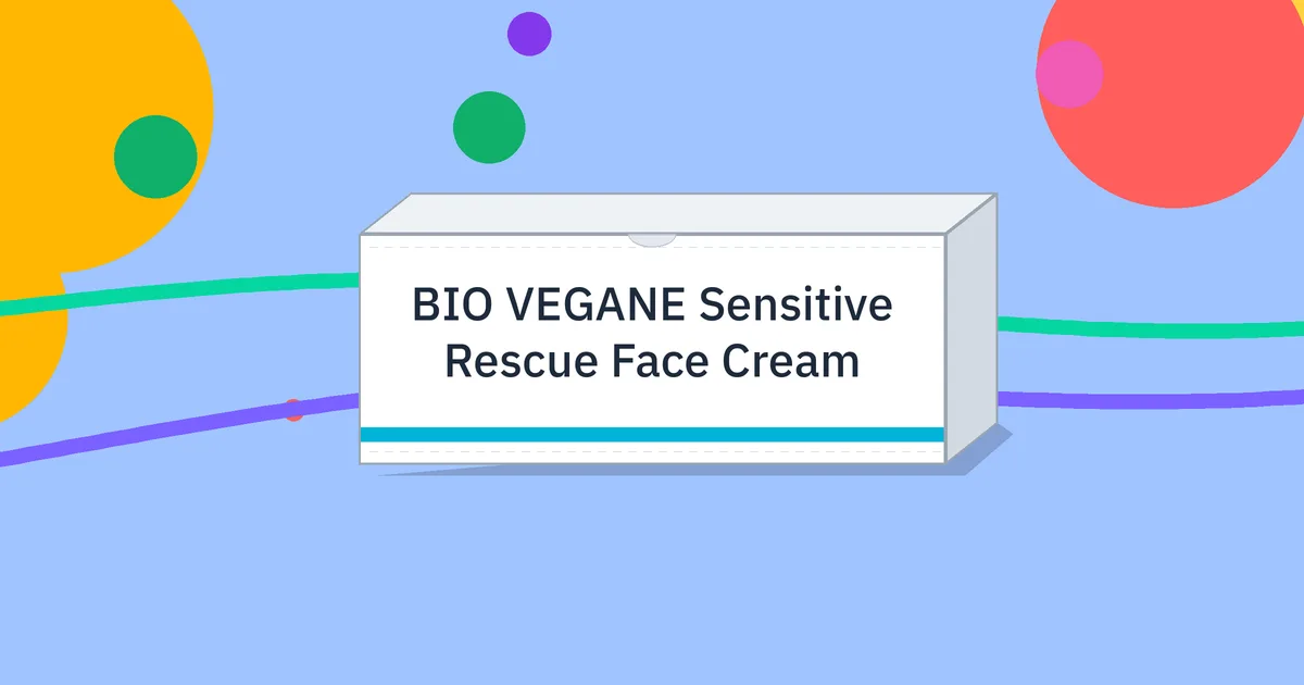 Symbolbild: Packung mit der Aufschrift BIO VEGANE Sensitive Rescue Face Cream (PZN 20054423) – Verfügbarkeit und Bezug in Apotheken in Frankfurt am Main