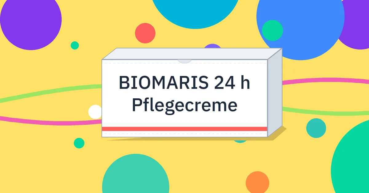 Symbolbild: Packung mit der Aufschrift BIOMARIS 24 h Pflegecreme (PZN 15237274) – Verfügbarkeit und Bezug in Apotheken in Frankfurt am Main