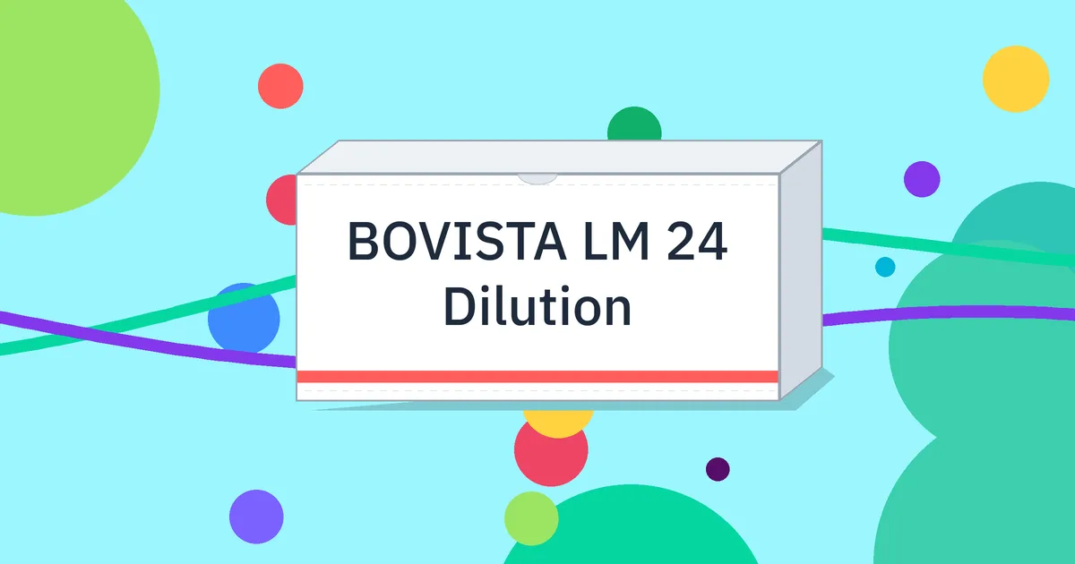 Symbolbild: Packung mit der Aufschrift BOVISTA LM 24 Dilution (PZN 13394213) – Verfügbarkeit und Bezug in Apotheken in Frankfurt am Main