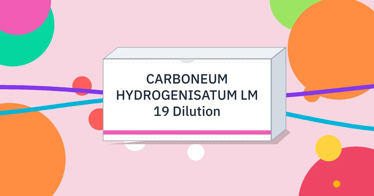 Symbolbild: Packung mit der Aufschrift CARBONEUM HYDROGENISATUM LM 19 Dilution (PZN 13428260) – Verfügbarkeit und Bezug in Apotheken in Frankfurt am Main