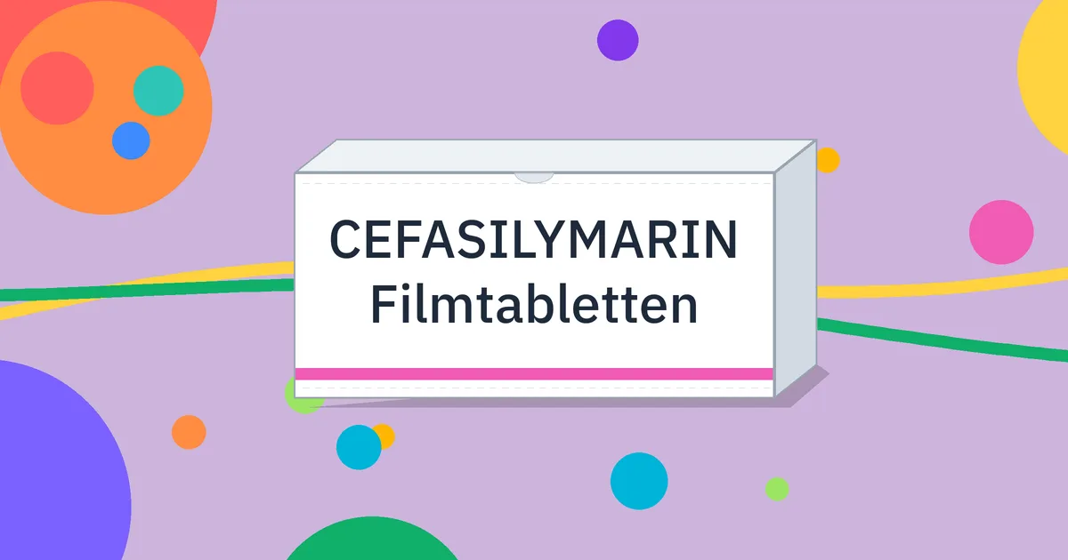 Symbolbild: Packung mit der Aufschrift CEFASILYMARIN Filmtabletten (PZN 04930434) – Verfügbarkeit und Bezug in Apotheken in Frankfurt am Main