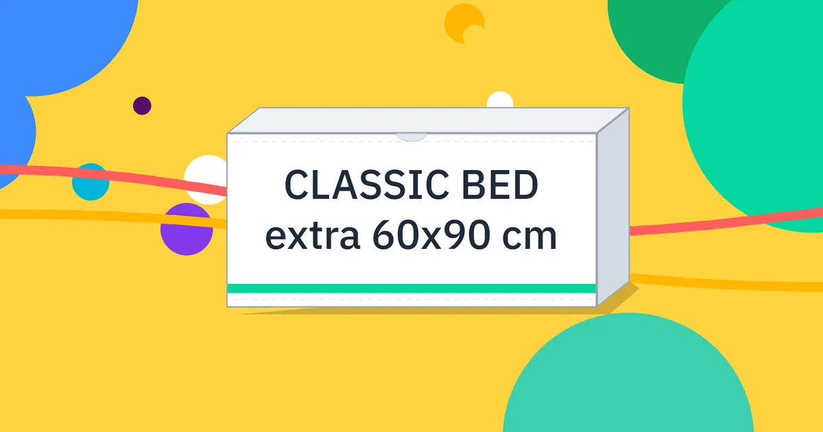 Symbolbild: Packung mit der Aufschrift CLASSIC BED extra 60x90 cm (PZN 08835000) – Verfügbarkeit und Bezug in Apotheken in Frankfurt am Main