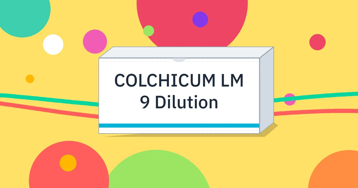 Symbolbild: Packung mit der Aufschrift COLCHICUM LM 9 Dilution (PZN 12832183) – Verfügbarkeit und Bezug in Apotheken in Frankfurt am Main