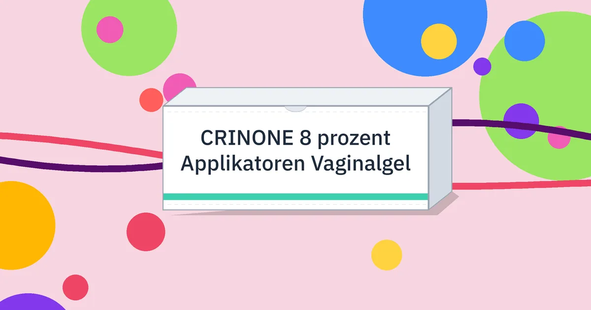 Symbolbild: Packung mit der Aufschrift CRINONE 8 prozent Applikatoren Vaginalgel (PZN 01916942) – Verfügbarkeit und Bezug in Apotheken in Frankfurt am Main