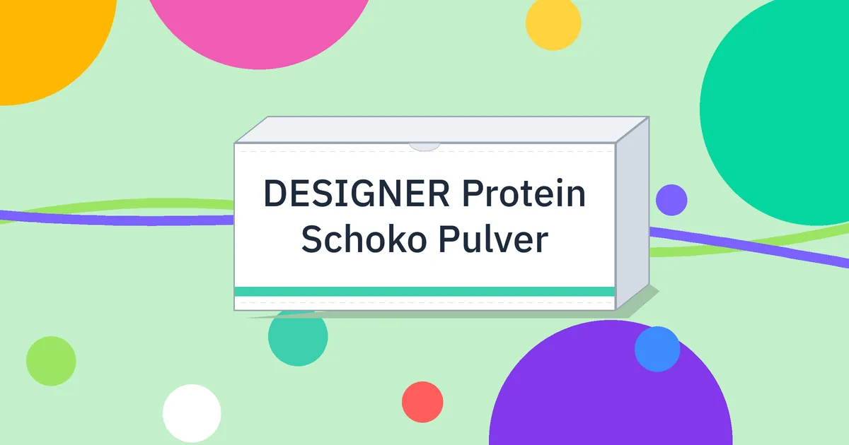 Symbolbild: Packung mit der Aufschrift DESIGNER Protein Schoko Pulver (PZN 07301957) – Verfügbarkeit und Bezug in Apotheken in Frankfurt am Main