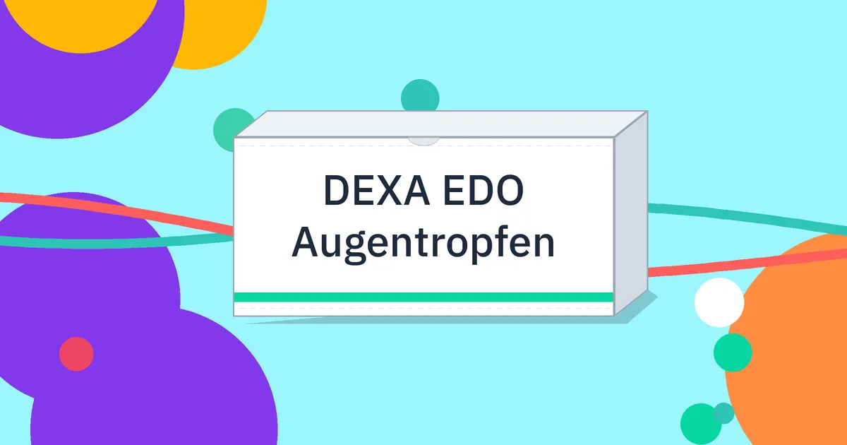 Symbolbild: Packung mit der Aufschrift DEXA EDO Augentropfen (PZN 00730916) – Verfügbarkeit und Bezug in Apotheken in Frankfurt am Main