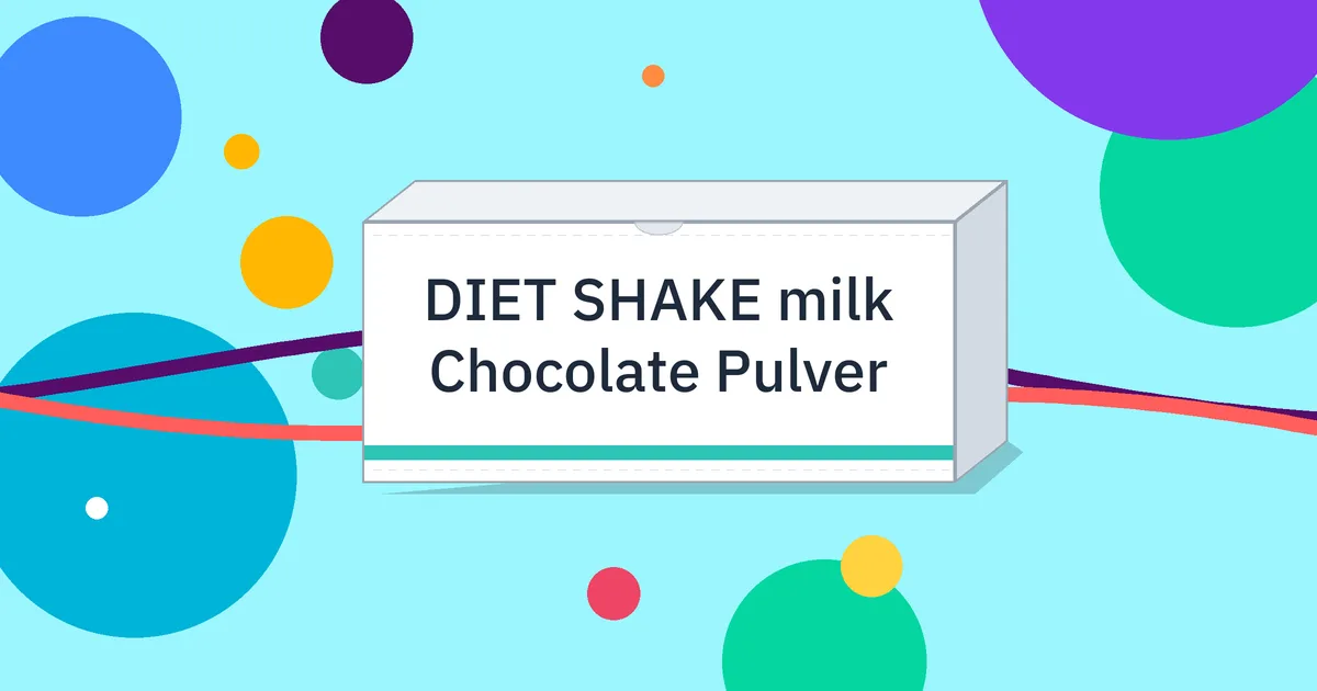 Symbolbild: Packung mit der Aufschrift DIET SHAKE milk Chocolate Pulver (PZN 13835580) – Verfügbarkeit und Bezug in Apotheken in Frankfurt am Main
