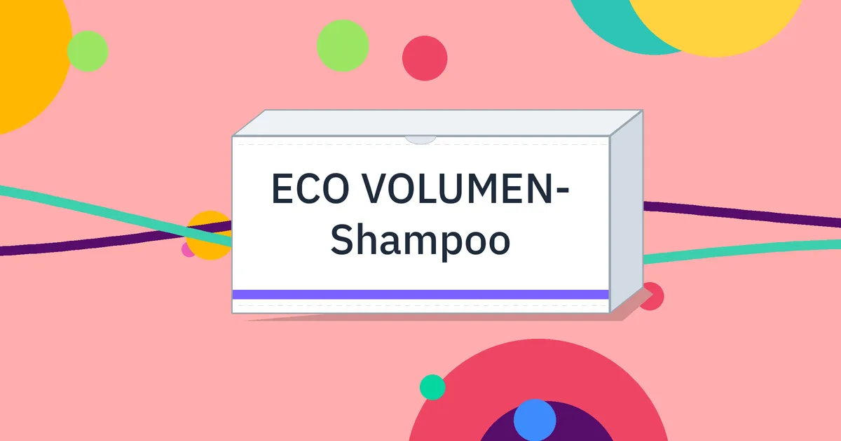 Symbolbild: Packung mit der Aufschrift ECO VOLUMEN-Shampoo (PZN 17532847) – Verfügbarkeit und Bezug in Apotheken in Frankfurt am Main