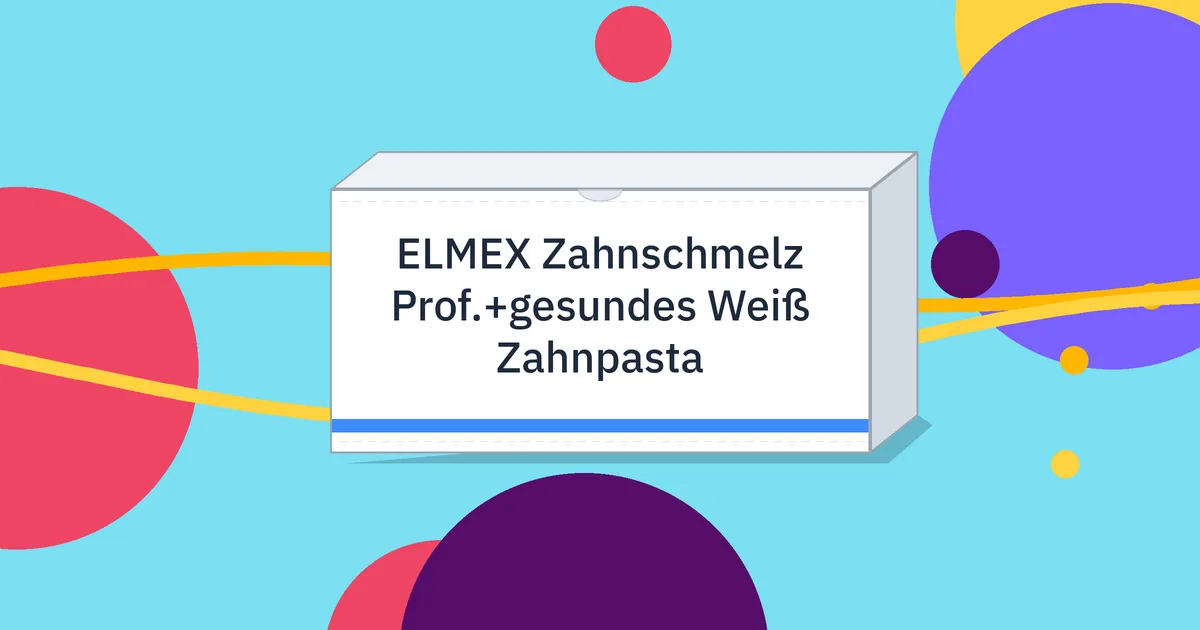 Symbolbild: Packung mit der Aufschrift ELMEX Zahnschmelz Prof.+gesundes Weiß Zahnpasta (PZN 18851230) – Verfügbarkeit und Bezug in Apotheken in Frankfurt am Main