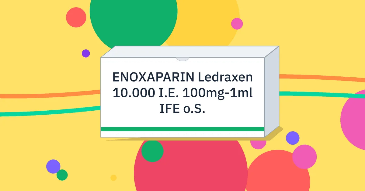 Symbolbild: Packung mit der Aufschrift ENOXAPARIN Ledraxen 10.000 I.E. 100mg-1ml IFE o.S. (PZN 19122289) – Verfügbarkeit und Bezug in Apotheken in Frankfurt am Main