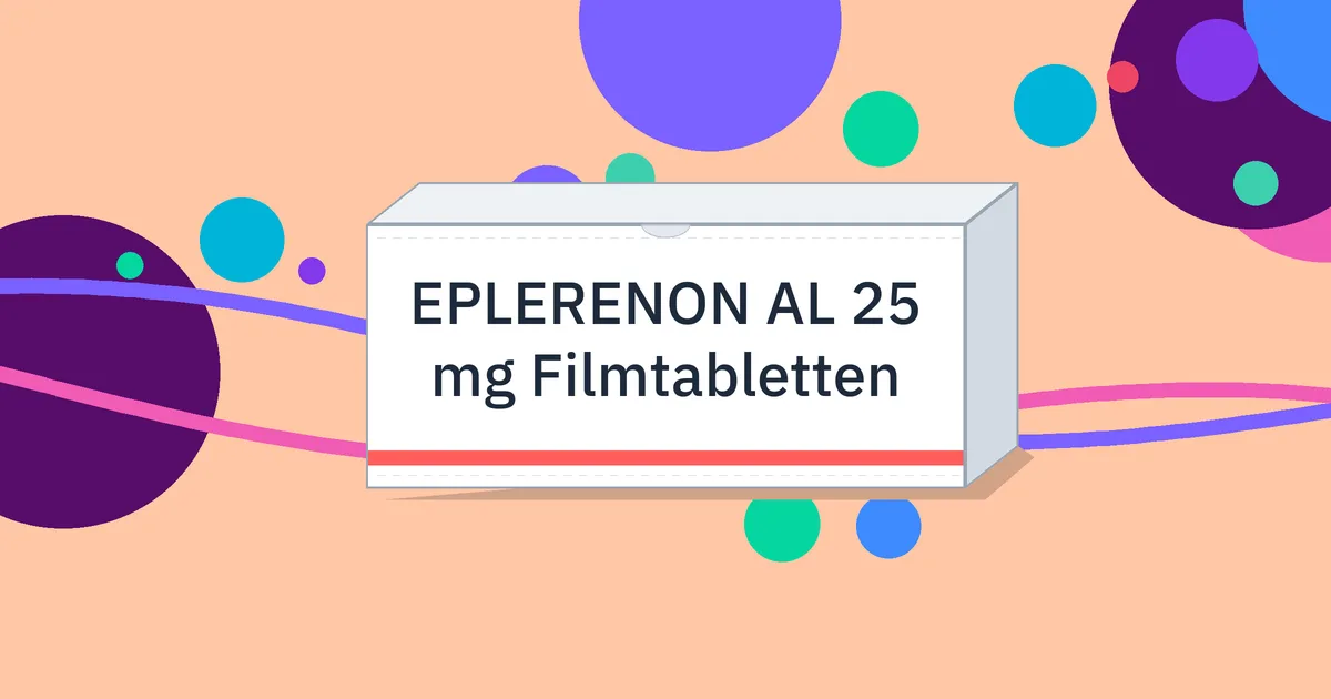 Symbolbild: Packung mit der Aufschrift EPLERENON AL 25 mg Filmtabletten (PZN 18122399) – Verfügbarkeit und Bezug in Apotheken in Frankfurt am Main