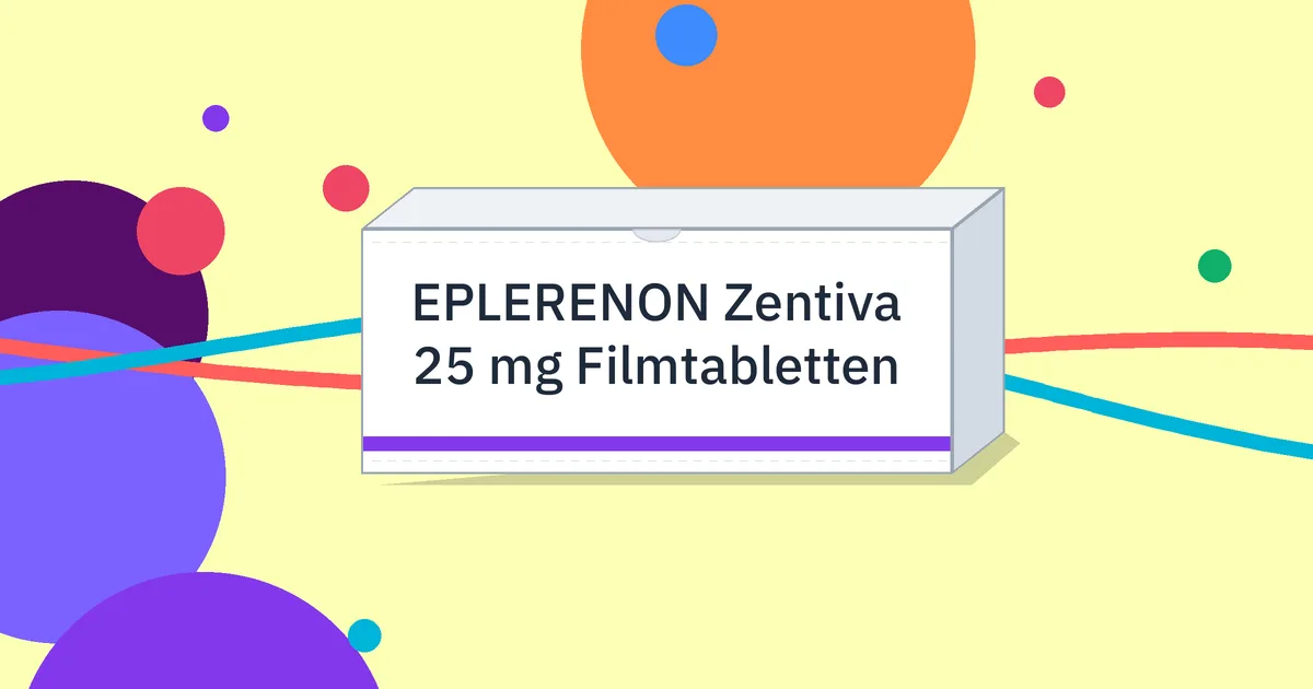 Symbolbild: Packung mit der Aufschrift EPLERENON Zentiva 25 mg Filmtabletten (PZN 10542185) – Verfügbarkeit und Bezug in Apotheken in Frankfurt am Main
